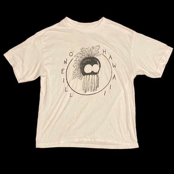 O'Neill | Tops | Womans White Tee With Printed Black Oneill Graphic And ...